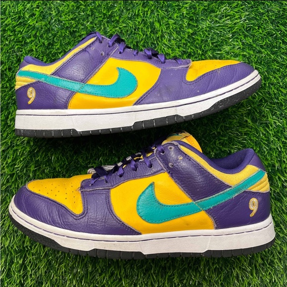 Nike | Shoes | Nike Dunk Low X Lisa Leslie Sparks 222 Purple Yellow ...